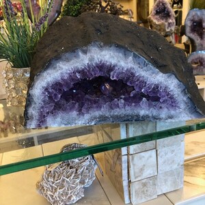 Amethyst Amethyst Geode Healing Crystal Home Decor Gift - Etsy