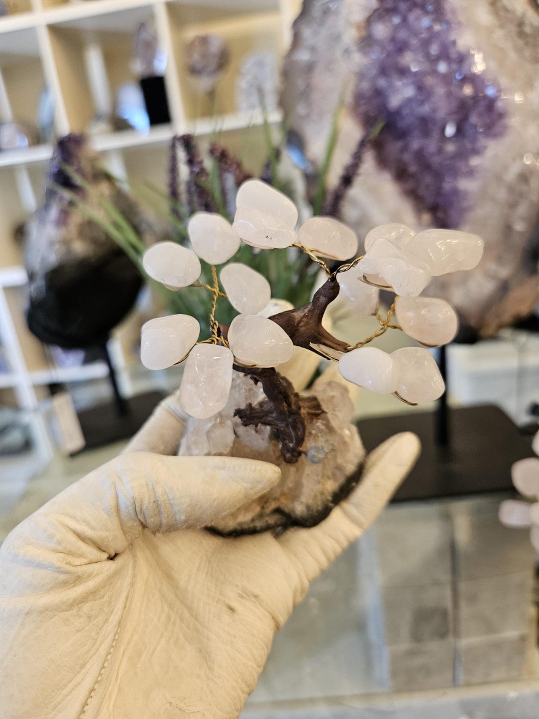 Rose Quartz Tree, Tree of Life, Wishing Tree, Rose Quartz, Wishing ...