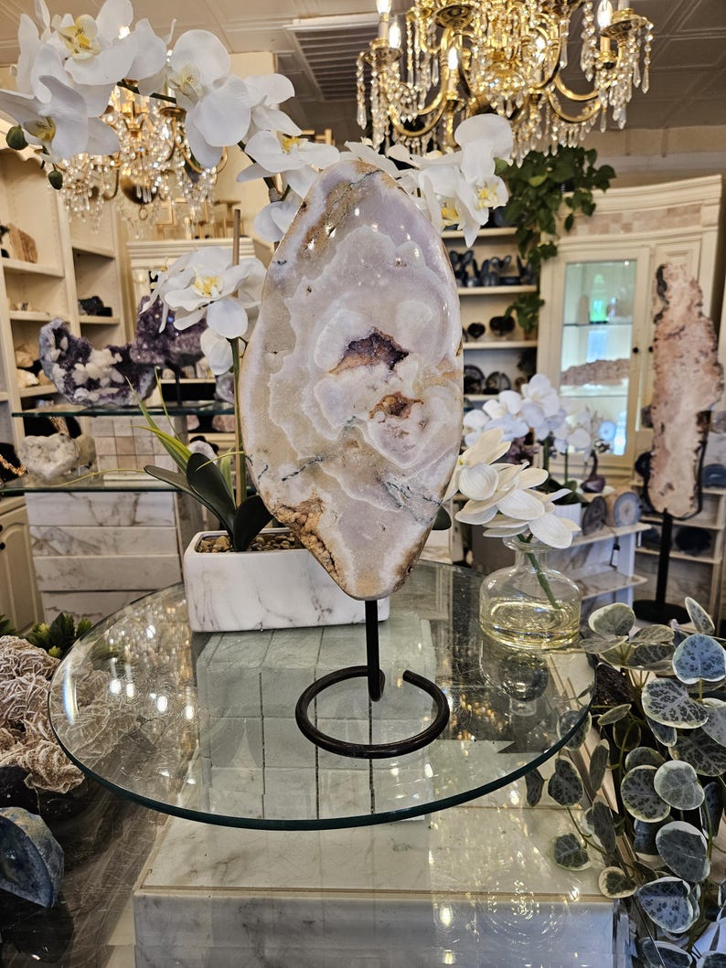 Pink Amethyst, Slab, Healing Crystal, Home Decor, Gift (138) - Etsy