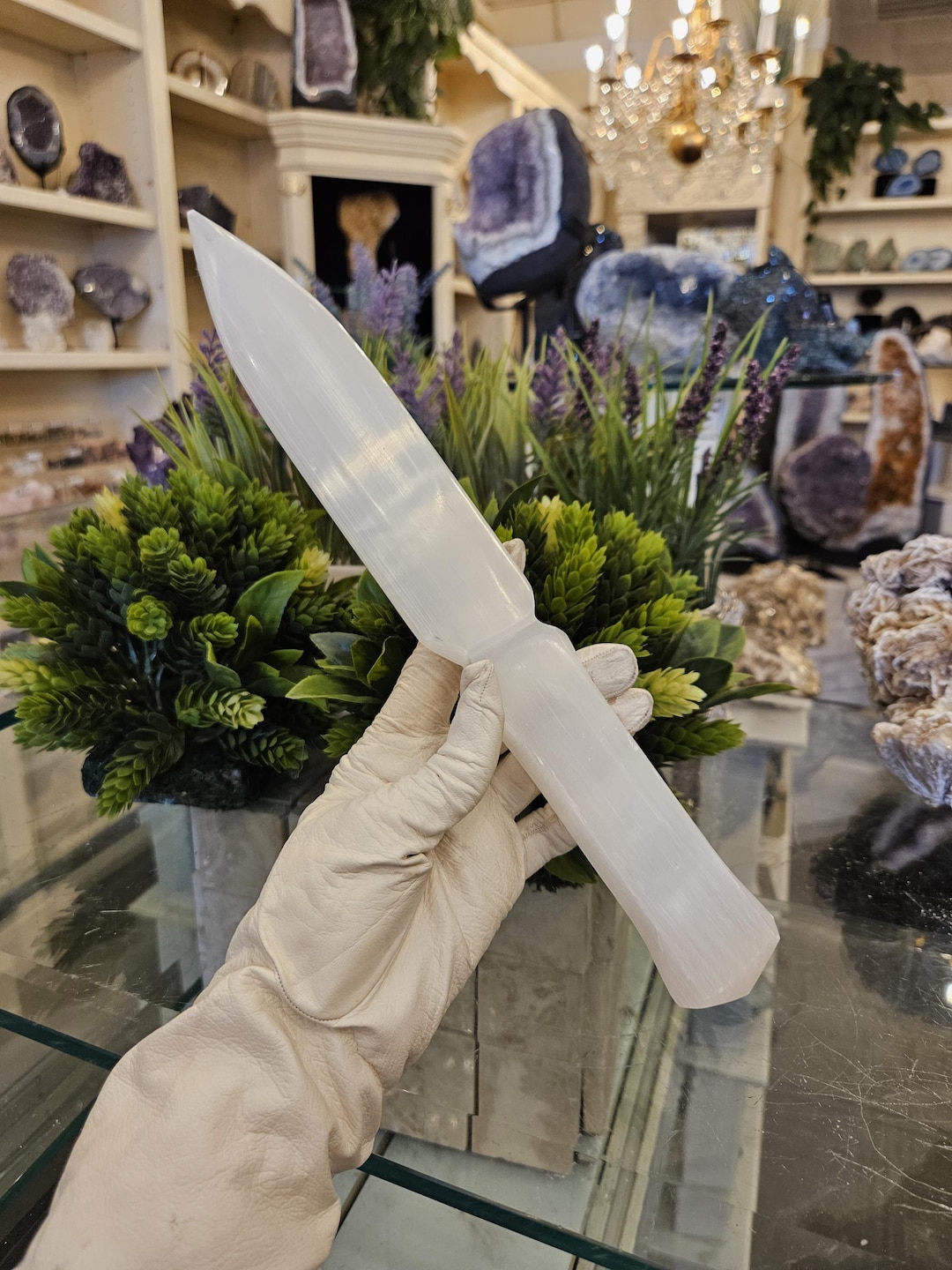 Selenite Sword, Sword, Crystal Bowl, Crystal Charger,healing Crystal ...