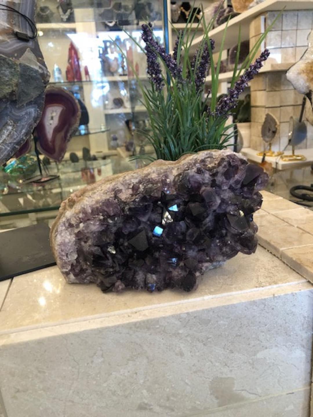 Amethyst Cluster, Amethyst Quartz, Amethyst,, Healing Crystal, Home ...
