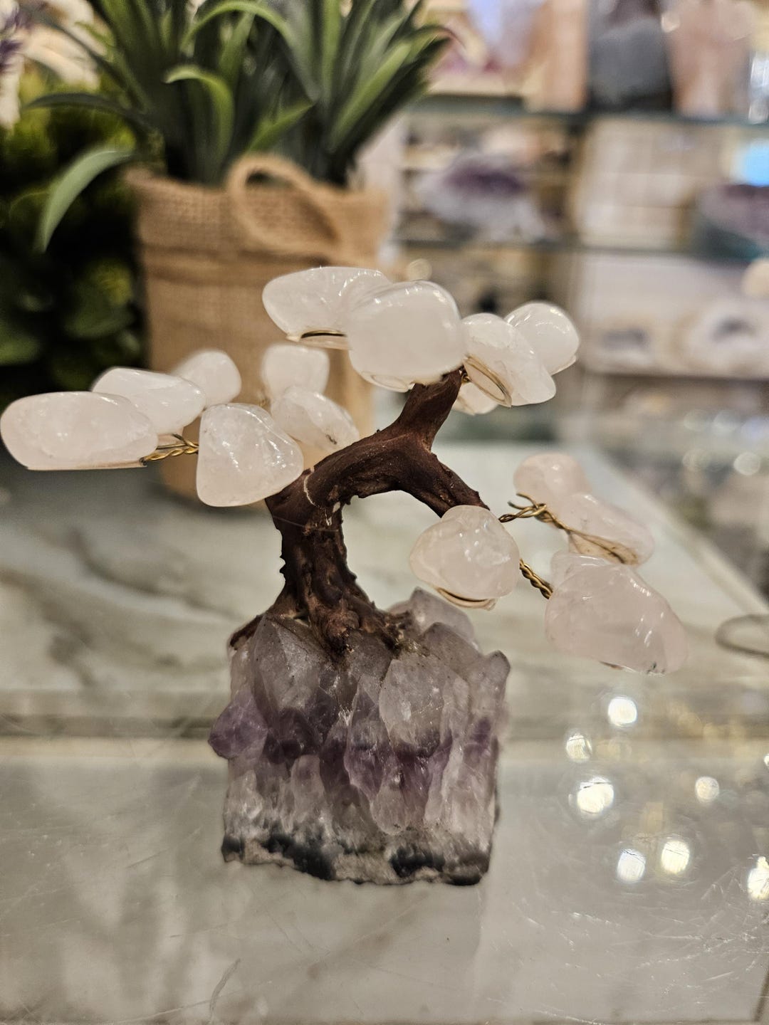 Rose Quartz Tree, Soft Pink, Tree of Life, Wishing Tree, Rose Quartz ...