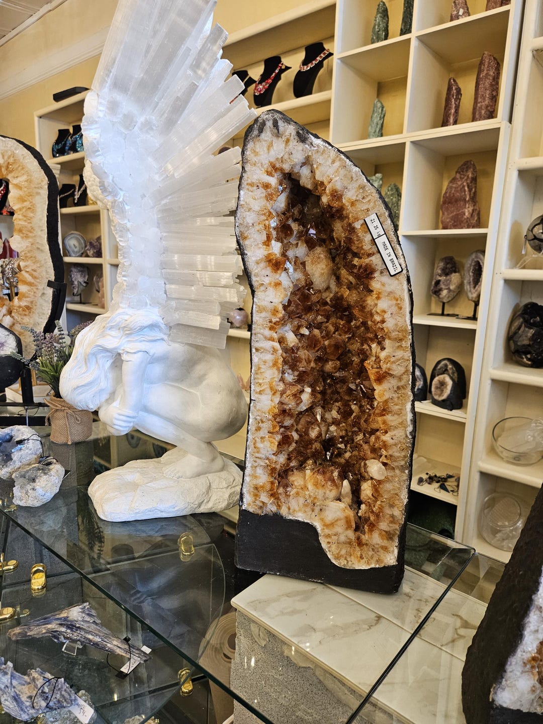Citrine, Cathedral, Citine Cave, Citine Geode, Healing Crystal, Home ...