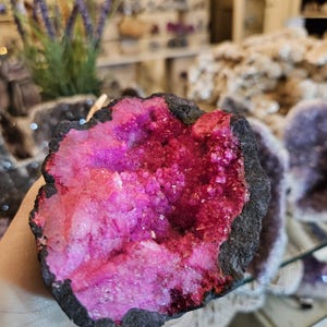 Pink Quartz, Geode, Geode Quartz, Home Decor, Gift (30) - Etsy