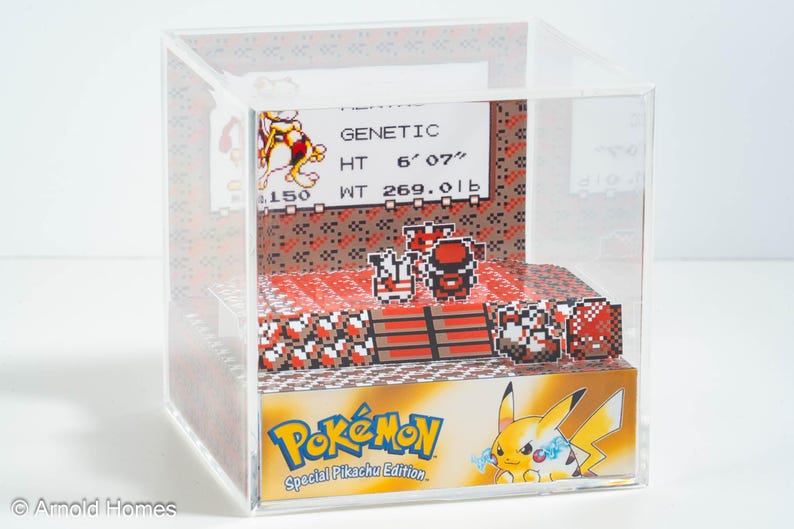 Pokemon Yellow Mewtwo Diorama - Etsy