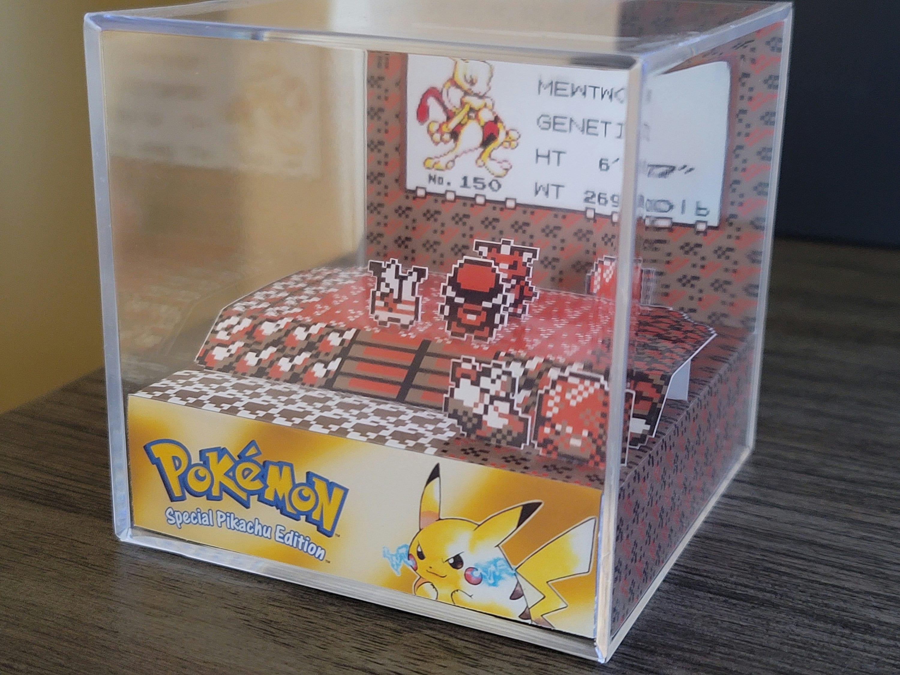 Pokemon Yellow Mewtwo Diorama - Etsy