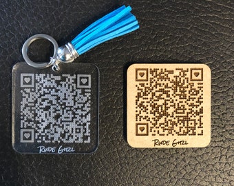 Qr Code Business Card - Etsy