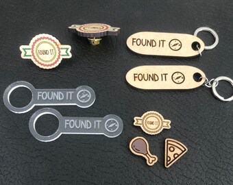 Custom 1.5 Inch Wood Coins - Etsy