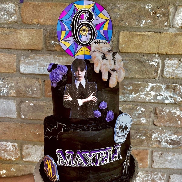 Addams Family Cake Topper - Etsy