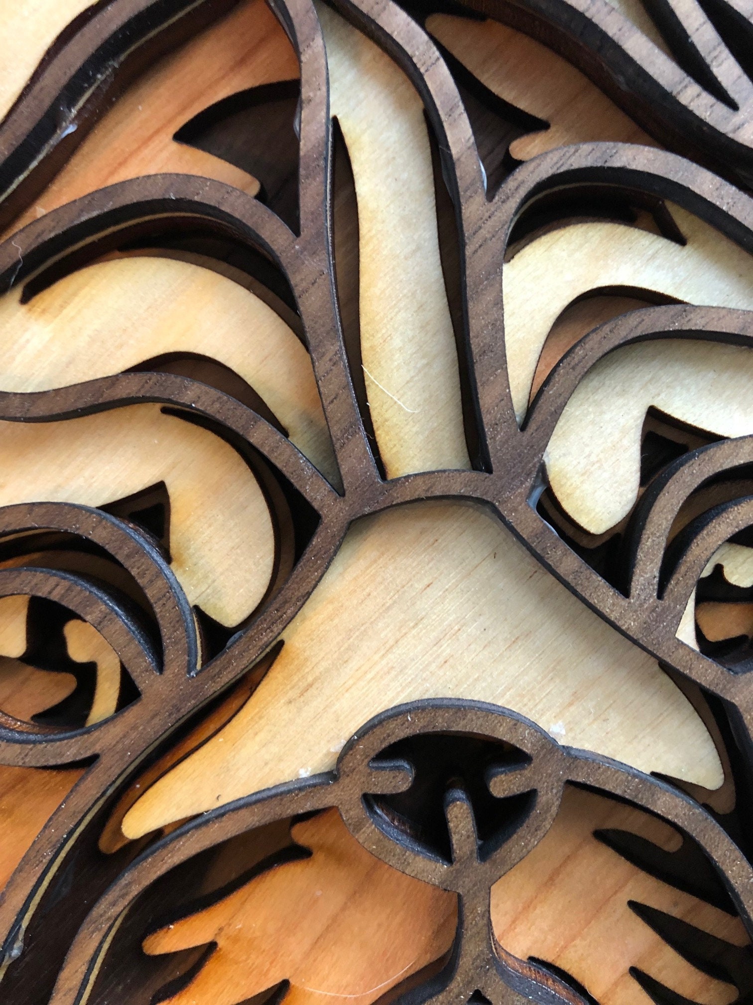 Multilayer Wood Wall Art: Pug Pup Wood Wall Decor Wall Art - Etsy