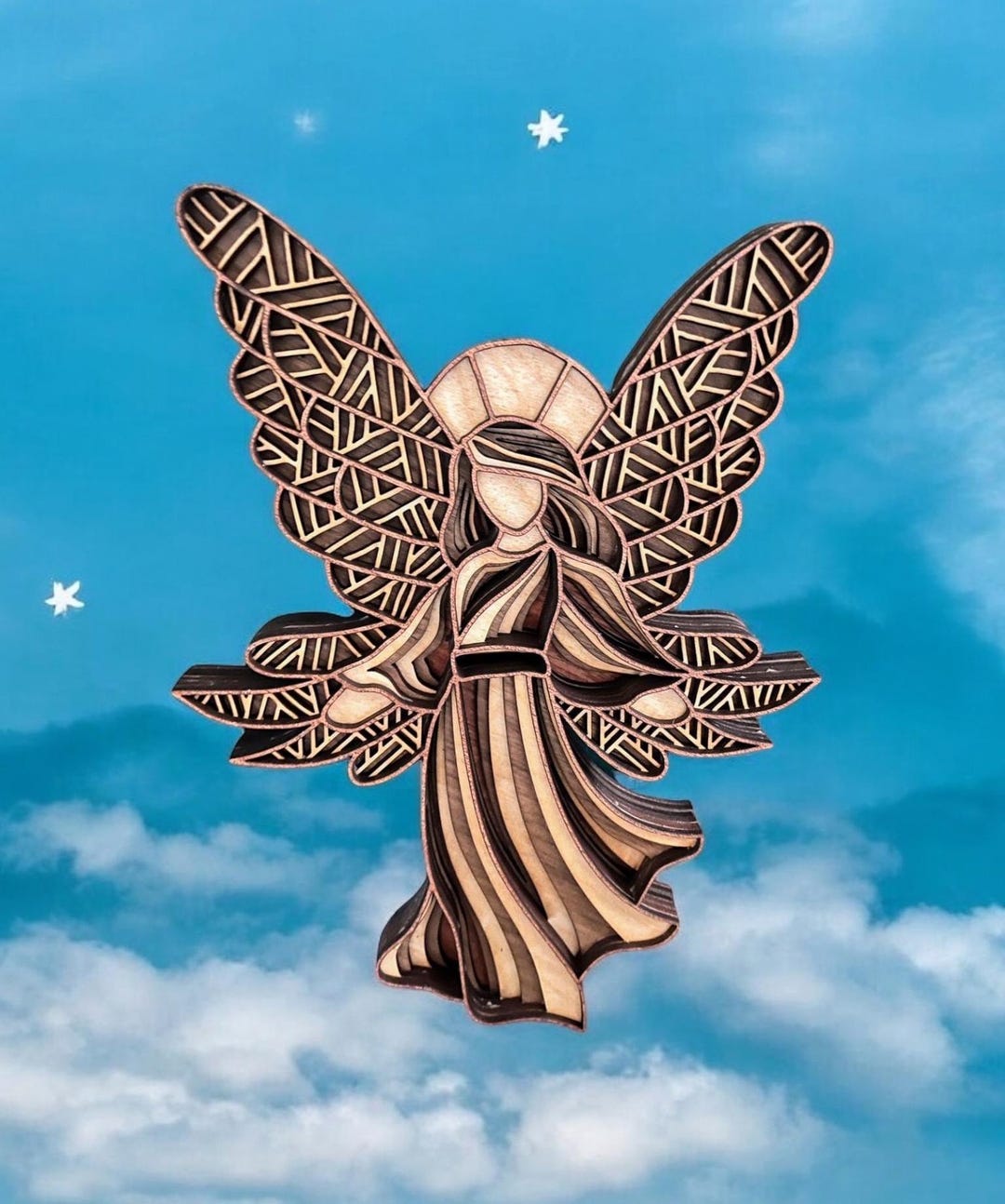 Heavenly Host Angel Wall Art, Wood Decor, Home Decor ,church Decor - Etsy