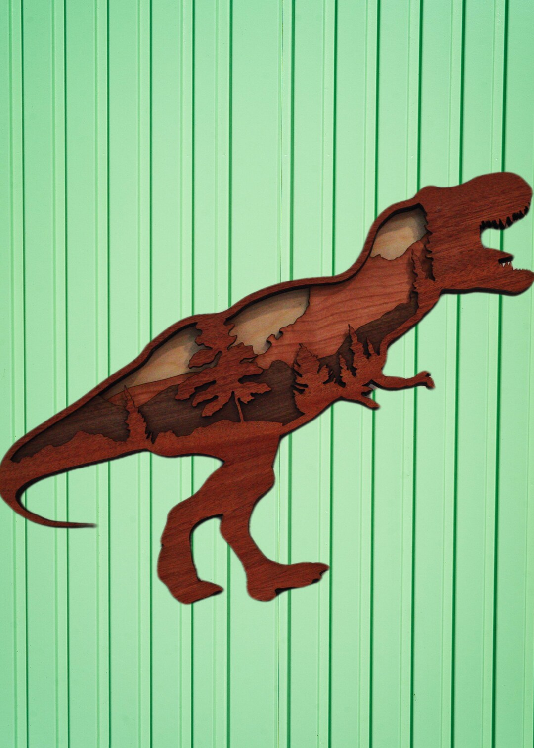 Tyrannosaurus Rex, T-rex Wood Wall Decor, Wall Art, Sign, Wall Hanging ...