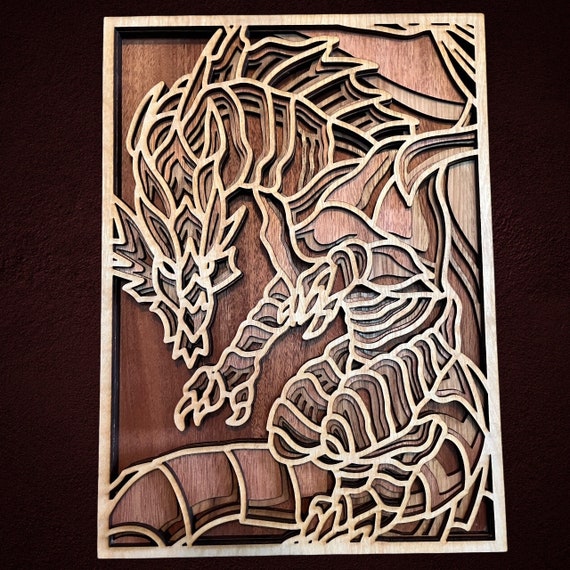 Large Dragon Wood Wall Decor Wall Art Sign Wall Hanging - Etsy