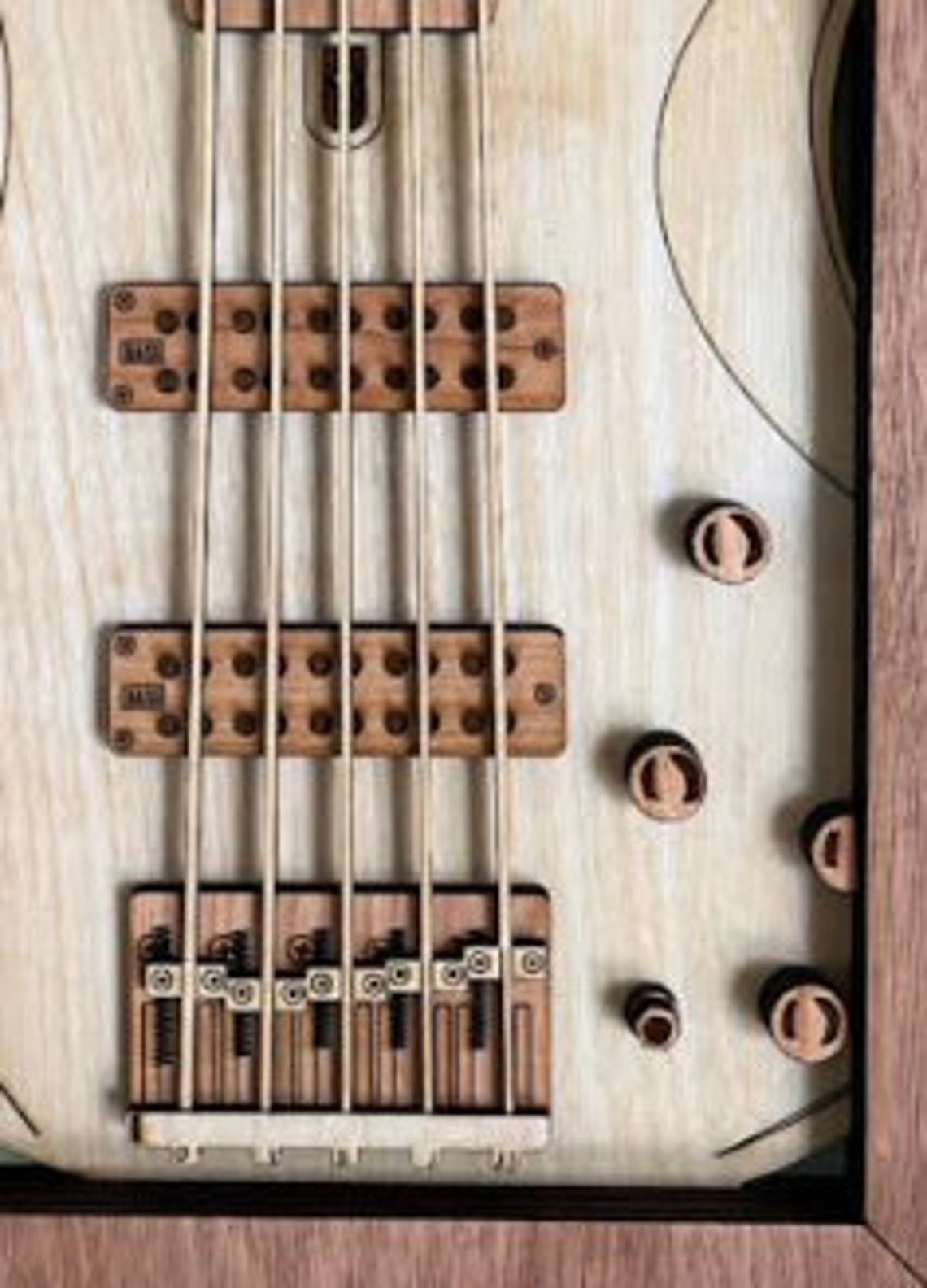 Multilayer Wood Art: Bass Guitar Wall Decor Wall Hanging - Etsy