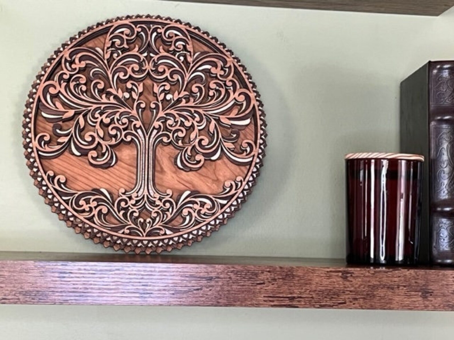 Multilayer Wood Art: Fancy Flowing Tree Wood Wall Decor Wall - Etsy