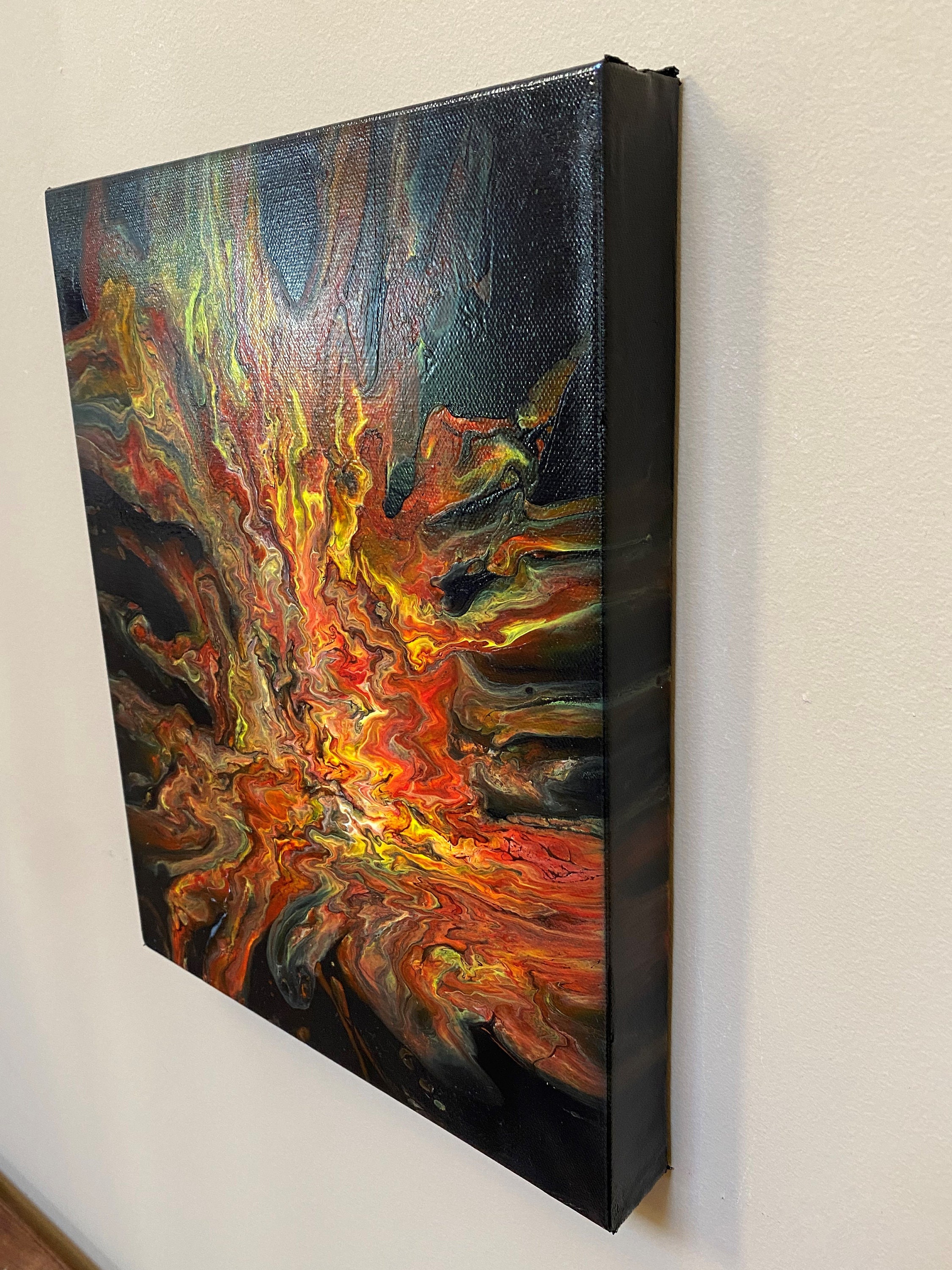 Acrylic Painting Original Art 11x14x1.5 Inch Gallery Wrapped - Etsy