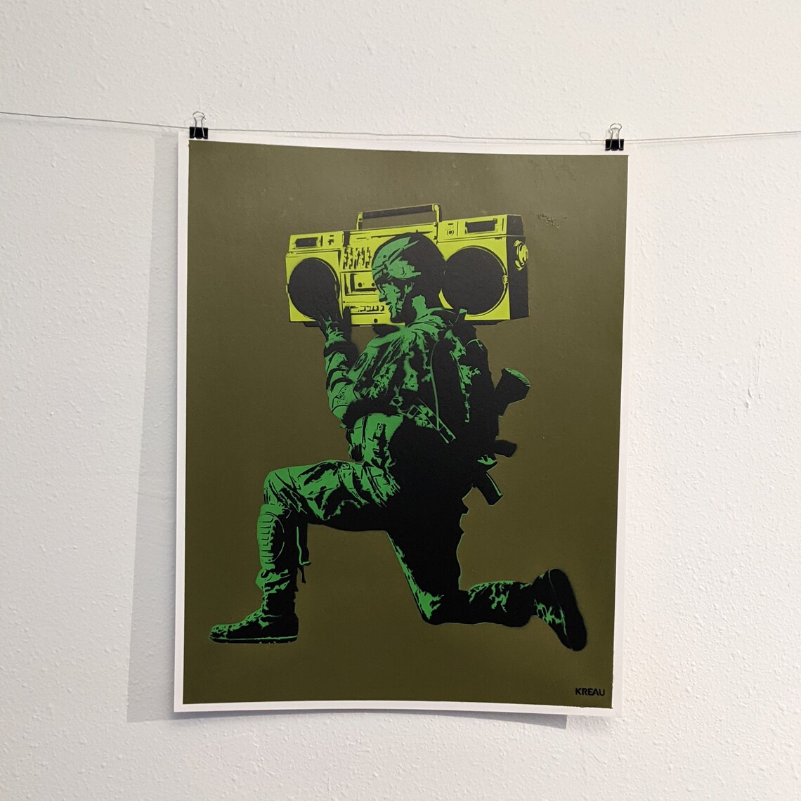 Ghetto Blasta Stencil Art | Made on Demand - Etsy