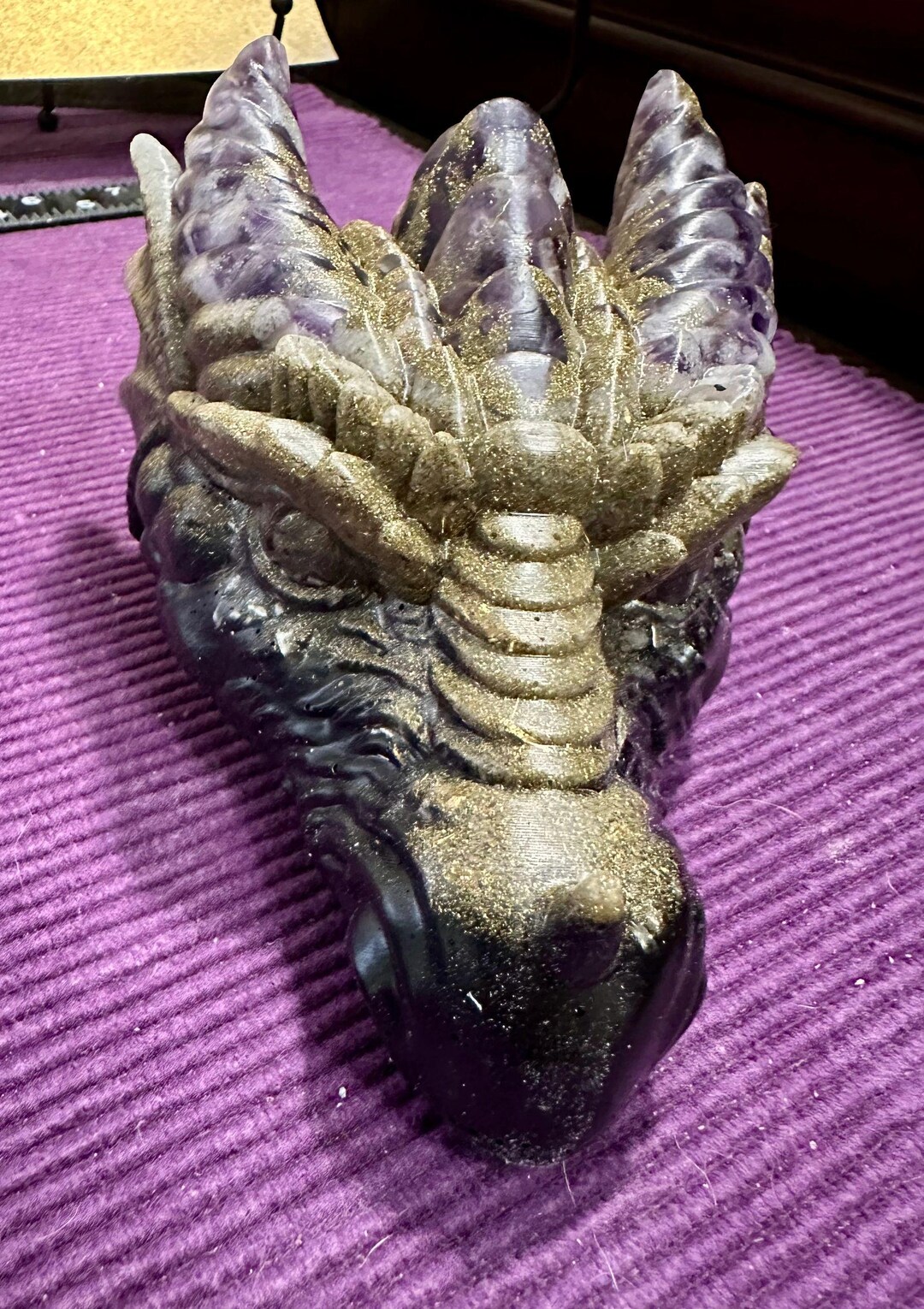 Large Amethyst Dragon Orgonite - Etsy Canada