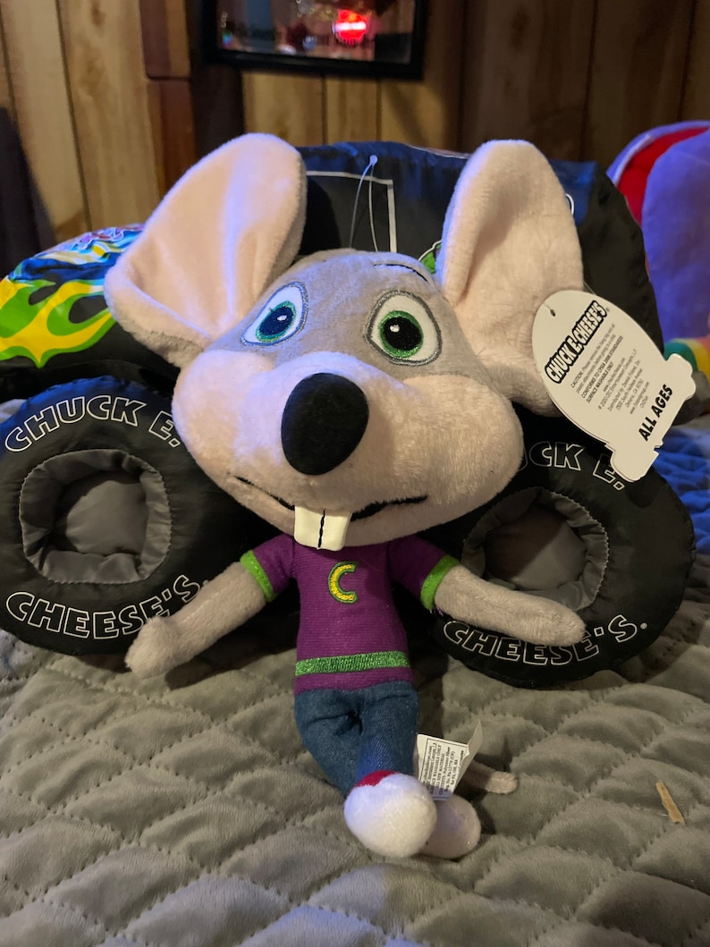 Chuck E Cheese big Head Plush Dolls - Etsy