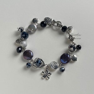 Moonlit Pearl Bracelet - Etsy