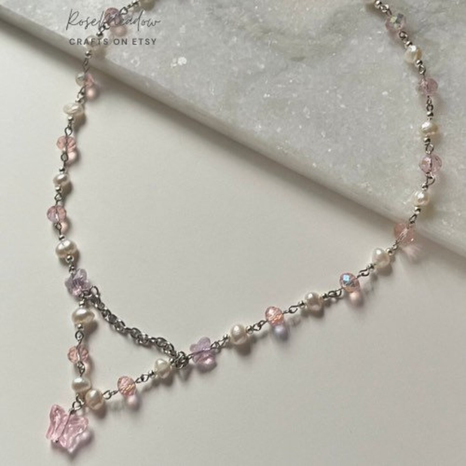 Butterfly Necklace - Etsy