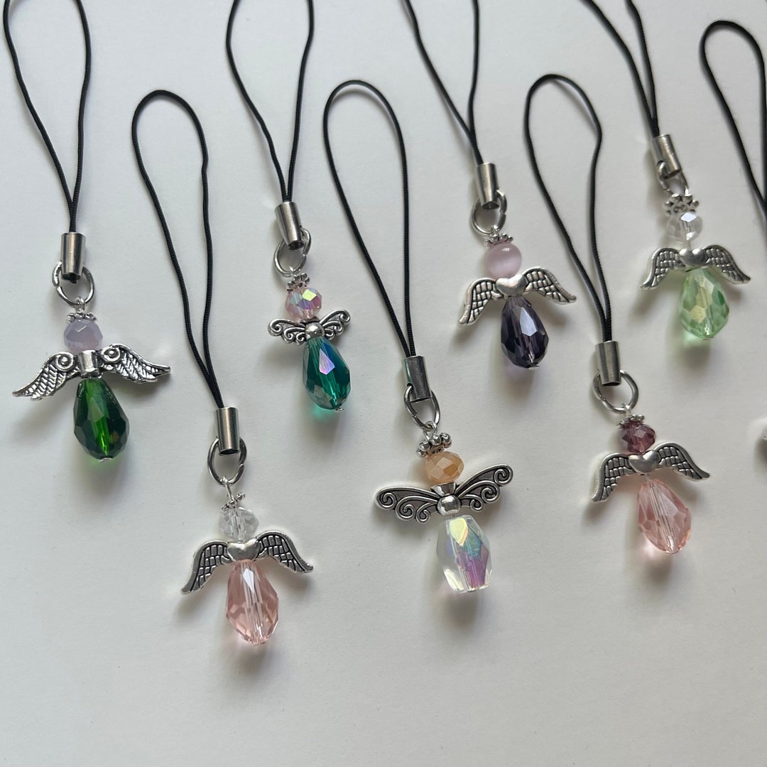 Angel Phone Charm - Etsy