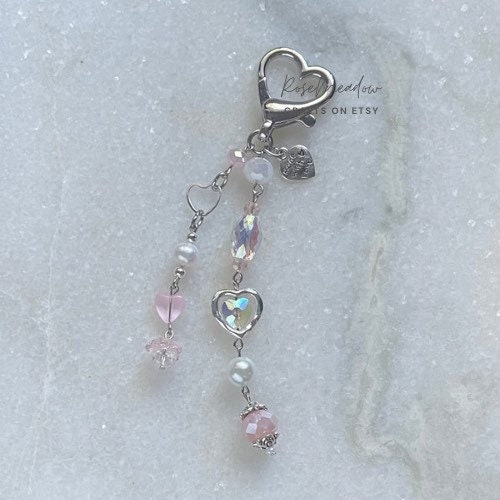 Angel Pearl Keychain - Etsy