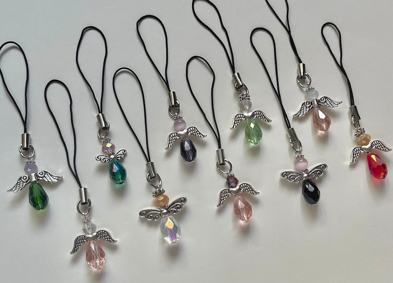 Angel Phone Charm - Etsy