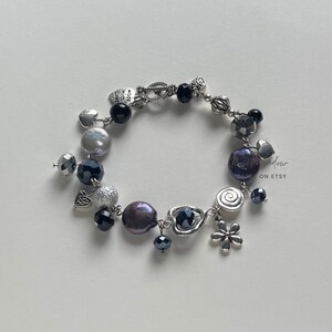 Moonlit Pearl Bracelet - Etsy