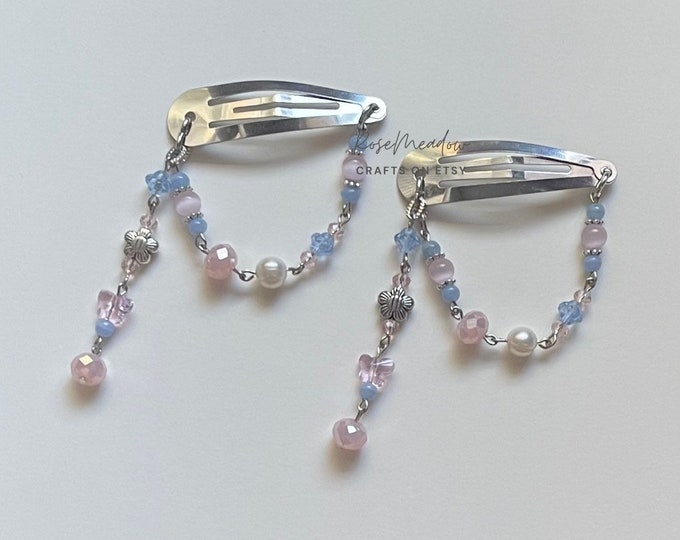 Spring Day Pearl Hair Clip - Etsy