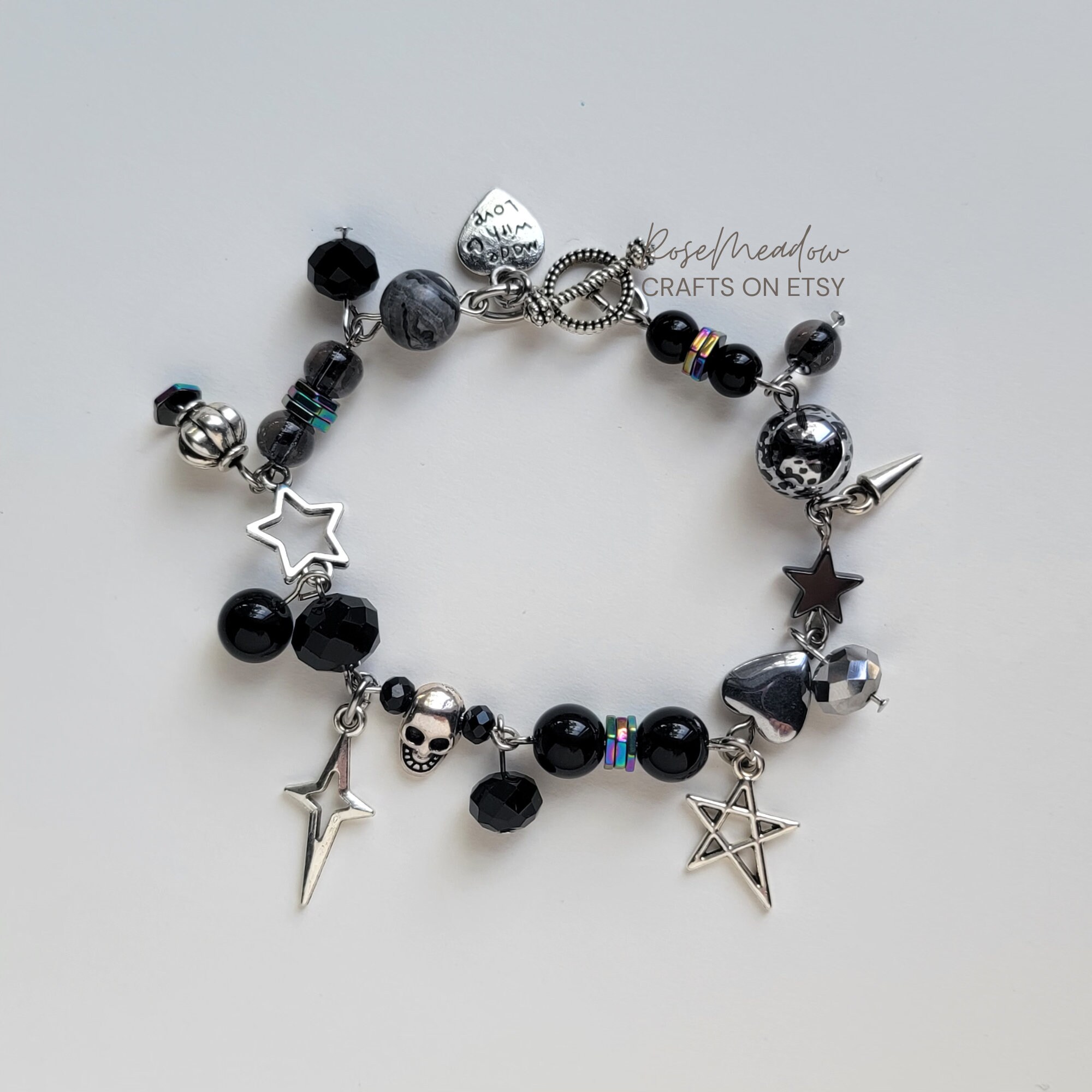 Mecha Heart Bracelet - Etsy