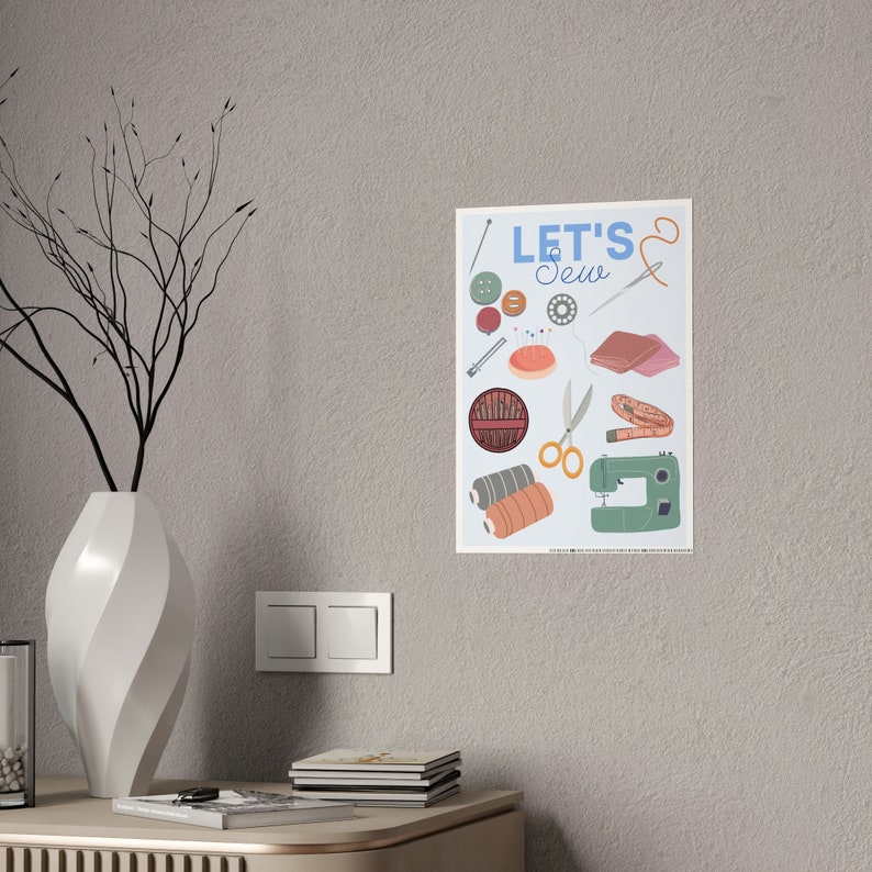 Let's Sew Poster for FCS Classroom - Etsy