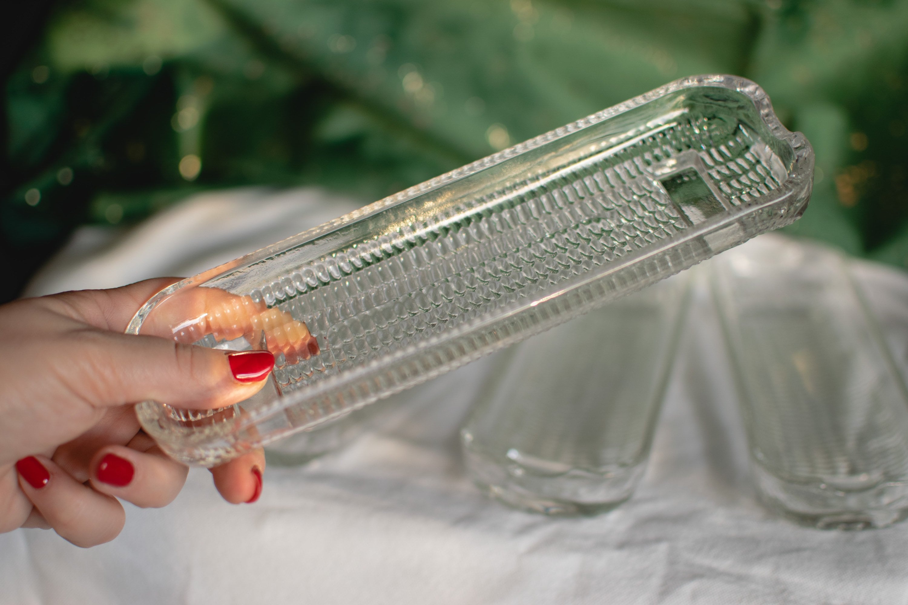 Rayware 4 Pressed Glass Corn on the Cob Sweetcorn Dishes Retro - Etsy
