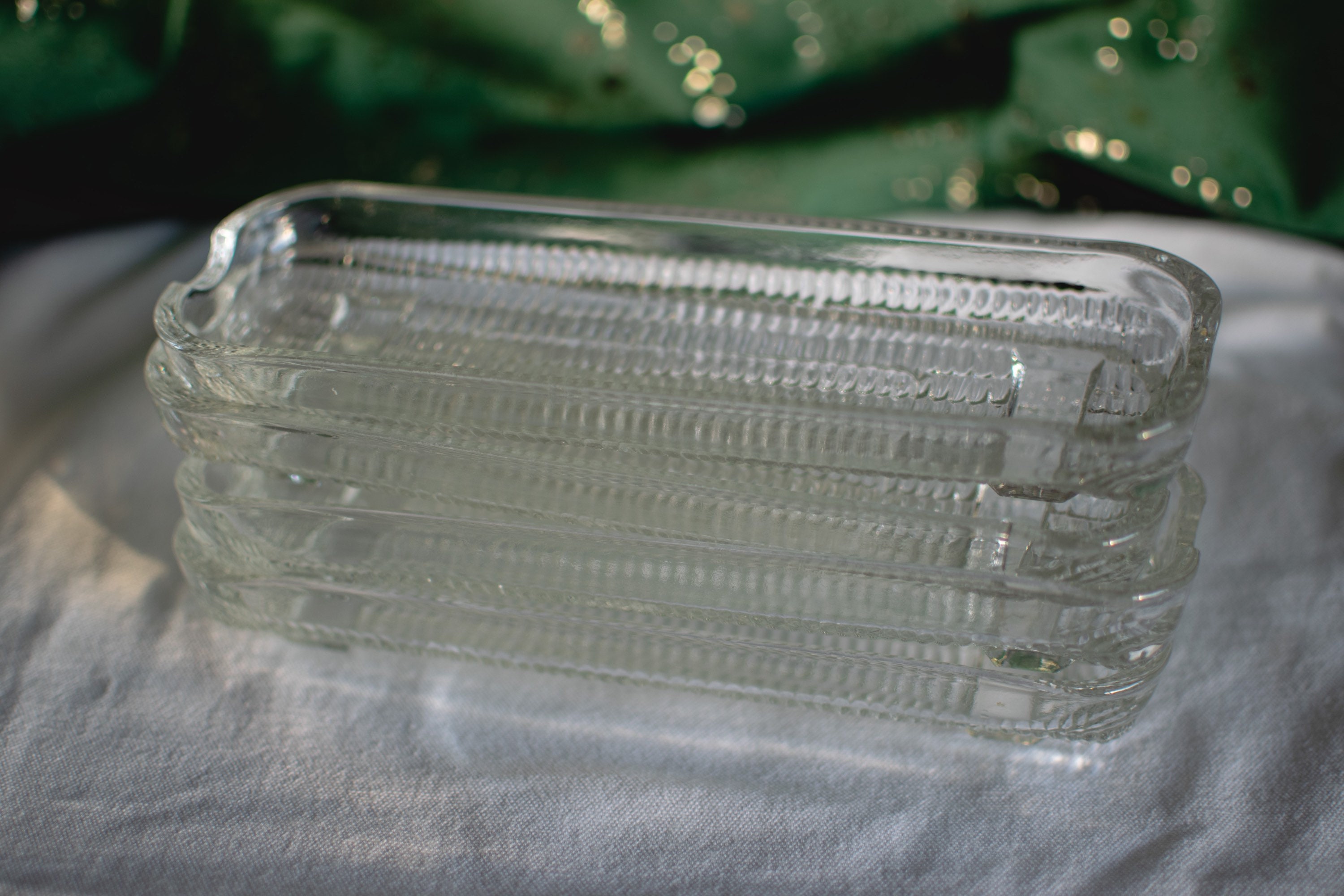 Rayware 4 Pressed Glass Corn on the Cob Sweetcorn Dishes Retro - Etsy