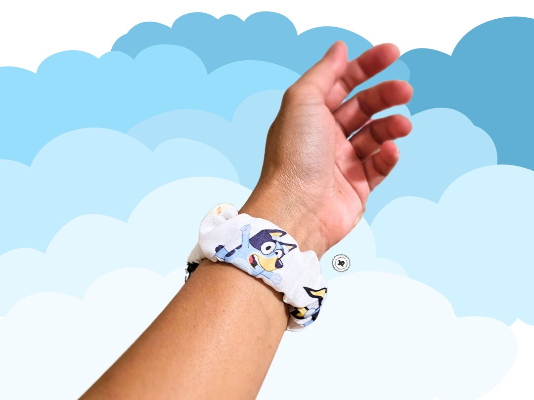 Bluey Bandit Scrunchies Watch Band for Apple Watch, Fitbit Charge Sense ...