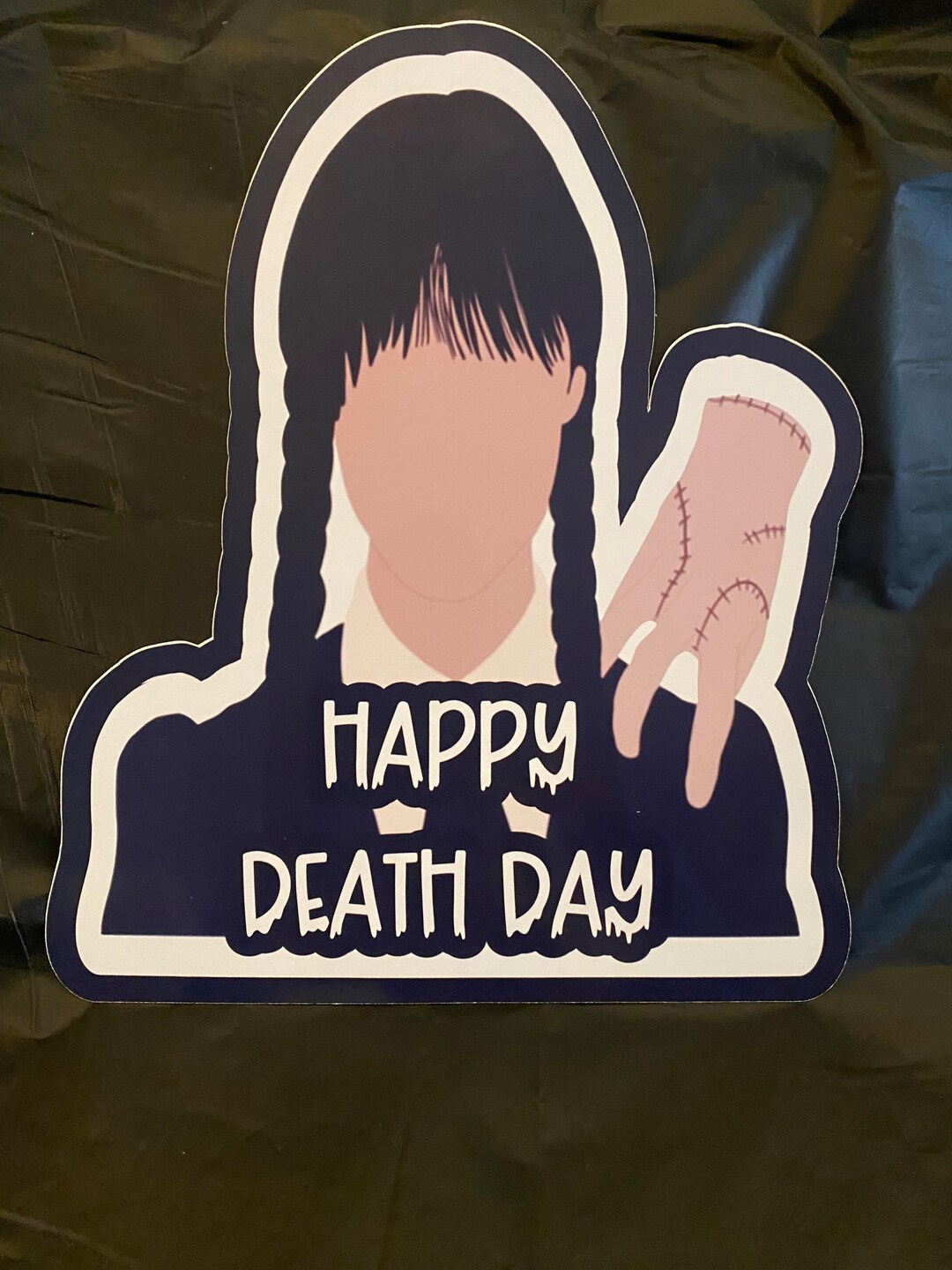 Wednesday Addams Inspired Cake Topper - Etsy