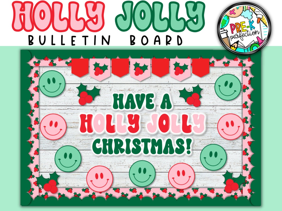 Retro Christmas Bulletin Board Christmas Countdown Bulletin - Etsy