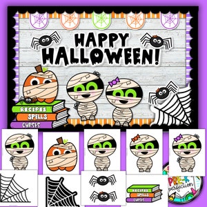 Halloween Mummy Bulletin Board Decor (digital Download) - Etsy