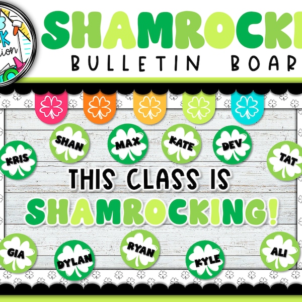 Shamrock Bulletin Board - Etsy