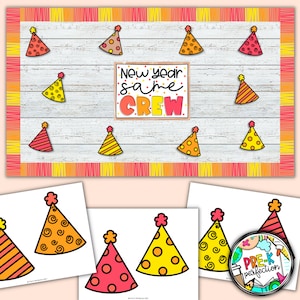 New Year's Bulletin Board | New Year Same Crew Bulletin Board | NYE ...