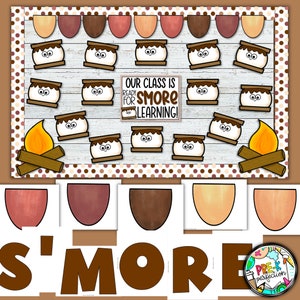 Campfire S'mores Bulletin Board | Camping Board | Digital Download ...