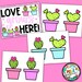 Heart Cactus Valentine's Day Bulletin Board Decor (digital Download) - Etsy