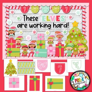Christmas Elf Workshop Bulletin Board Kit (digital Download) - Etsy