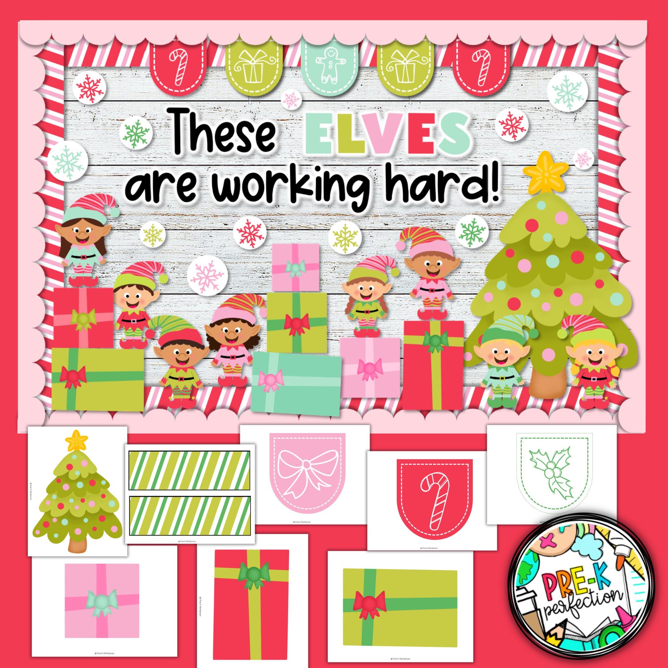 Christmas Elf Workshop Bulletin Board Kit (digital Download) - Etsy