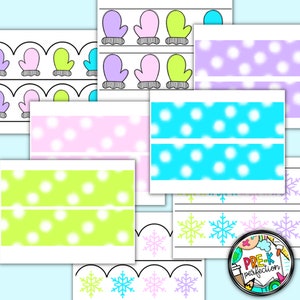 Mitten Bulletin Board | Pastel Winter Mitten Bulletin Board | Winter ...