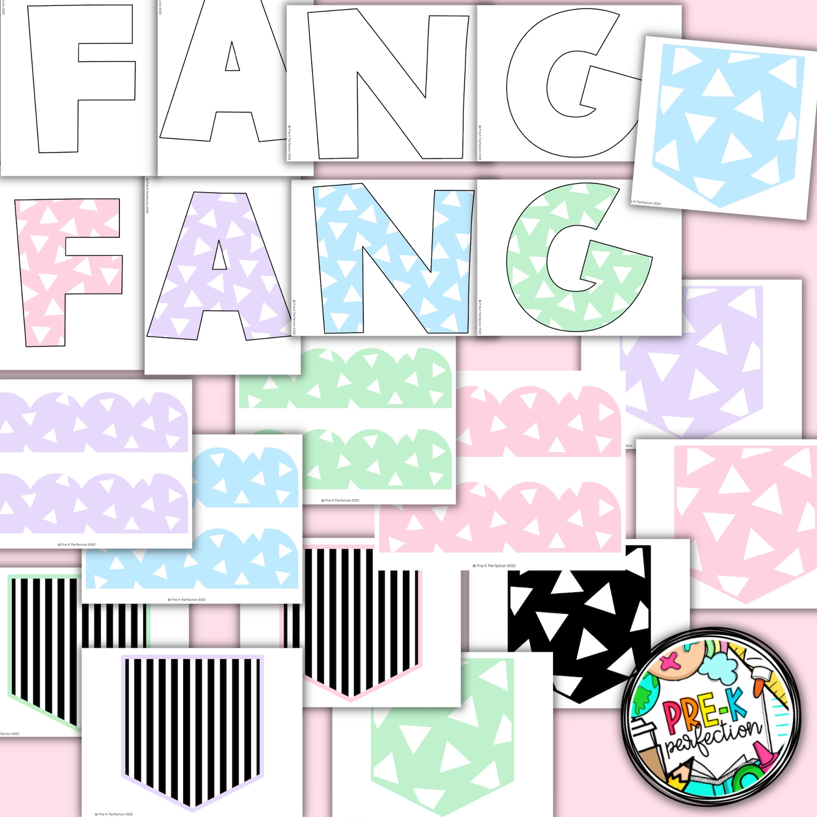 Pastel Halloween Bat Bulletin Board Modern Bat Bulletin - Etsy