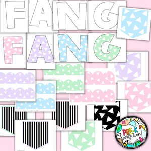 Pastel Halloween Bat Bulletin Board | Modern Bat Bulletin Board ...