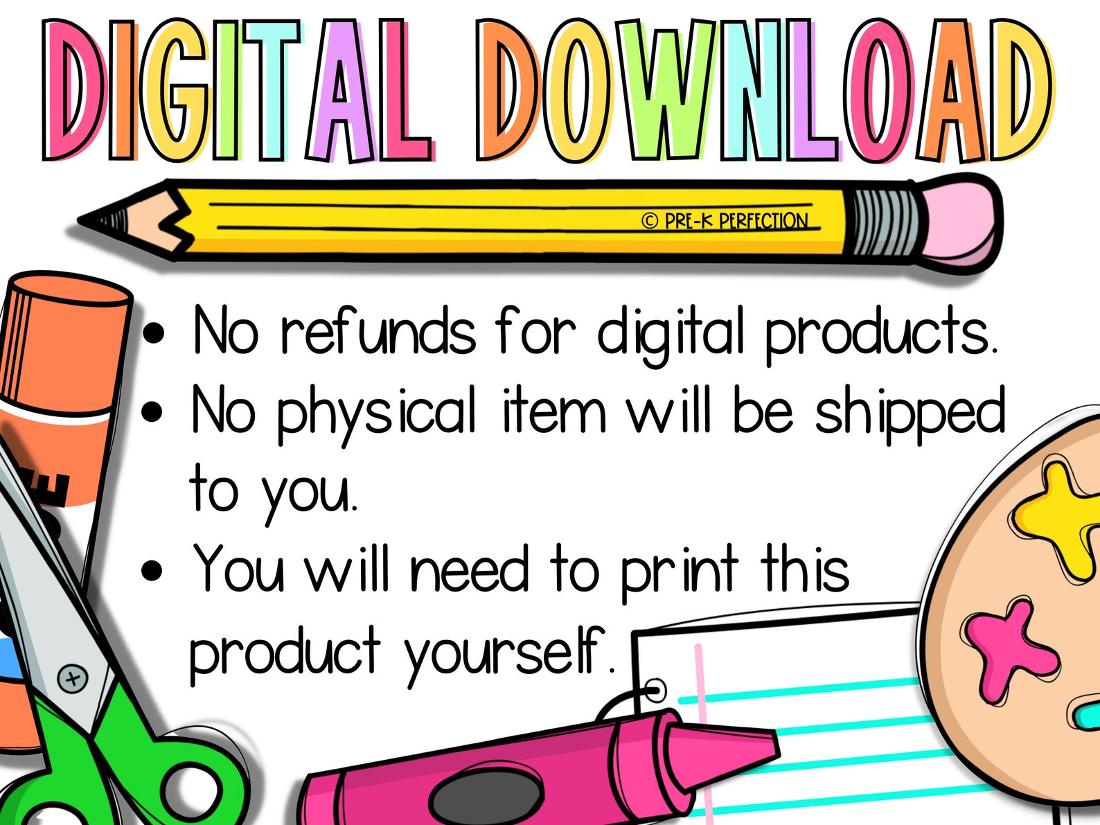 First Day of School Bulletin Board Kit: Rainbow Marker Theme (digital ...