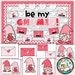 Valentine's Day Gnome Bulletin Board Be My Gnomie - Etsy