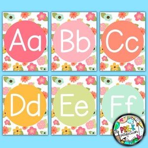 Garden Classroom Decor | Garden A-Z Letter Posters | Flower Rainbow ...
